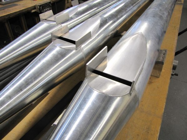 Sloane Street – mouths of Great Double Open pipes – Harrison & Harrison Ltd