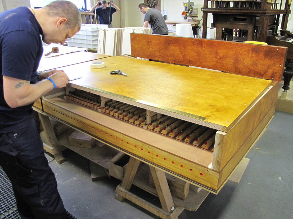 Temple Church – new Great soundboard – Harrison & Harrison Ltd