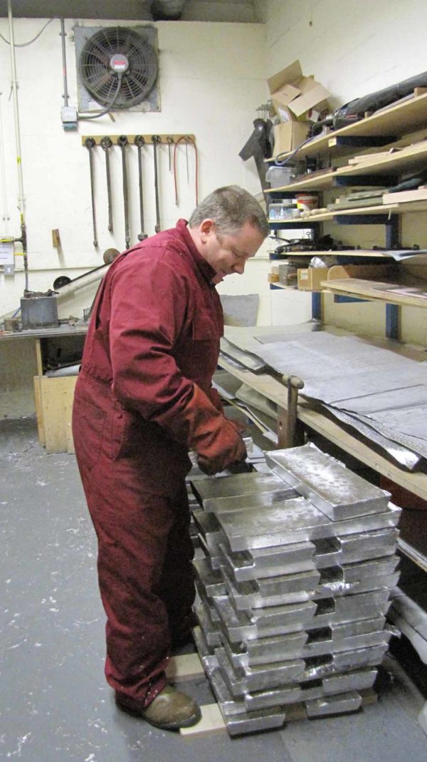 5 stacking the ingots – Harrison & Harrison Ltd