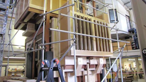 Exeter Cathedral – fitting up – the west side – Harrison & Harrison Ltd