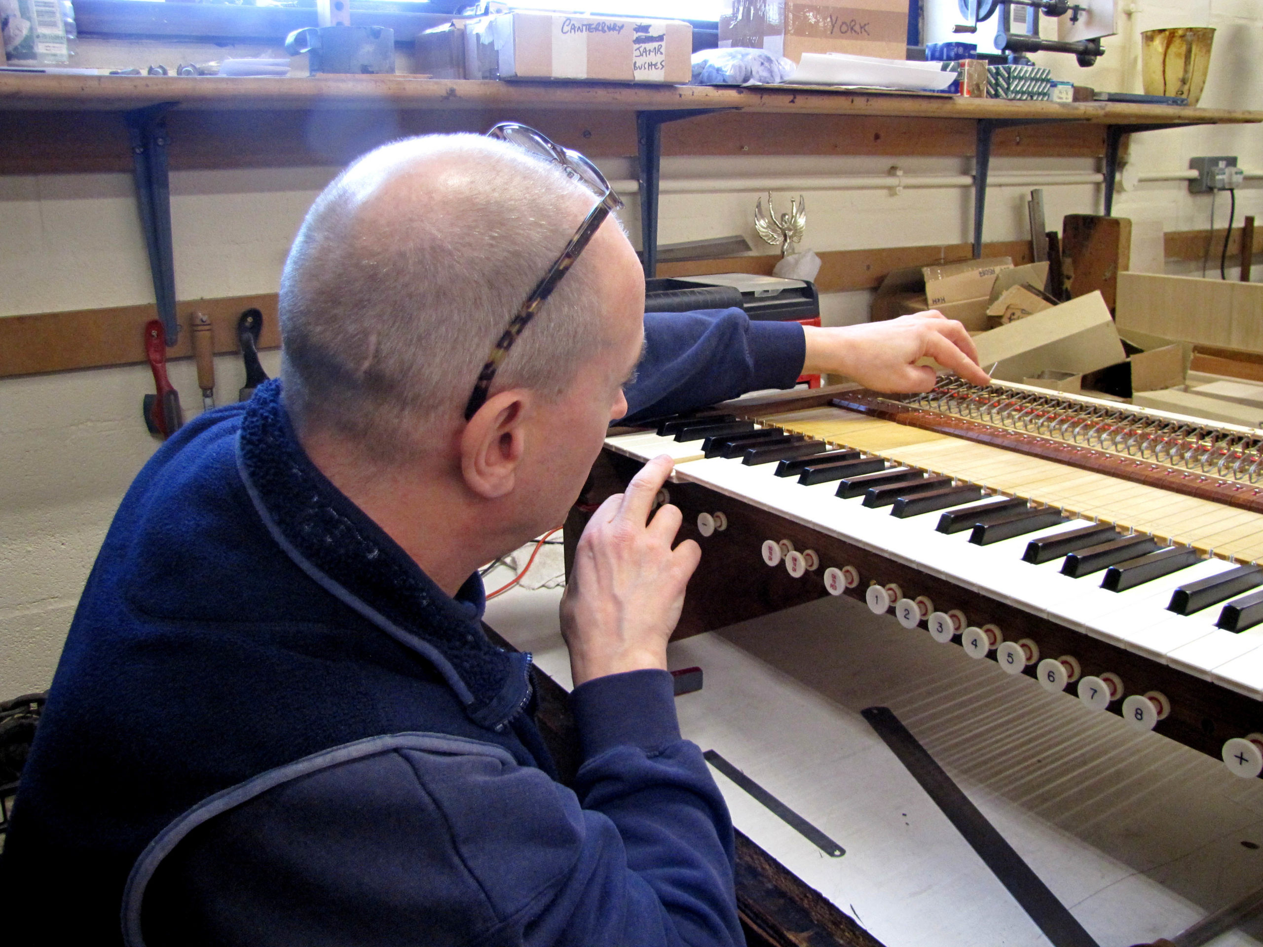 Canterbury keys – Harrison & Harrison Ltd