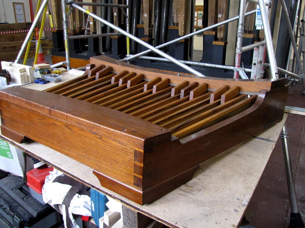 York screen pedalboard – Harrison & Harrison Ltd